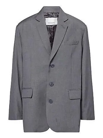 THE FRANKIE SHOP - Gelso Oversized Woven Blazer