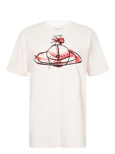 VIVIENNE WESTWOOD Classic Orb Cotton T-shirt - Blush