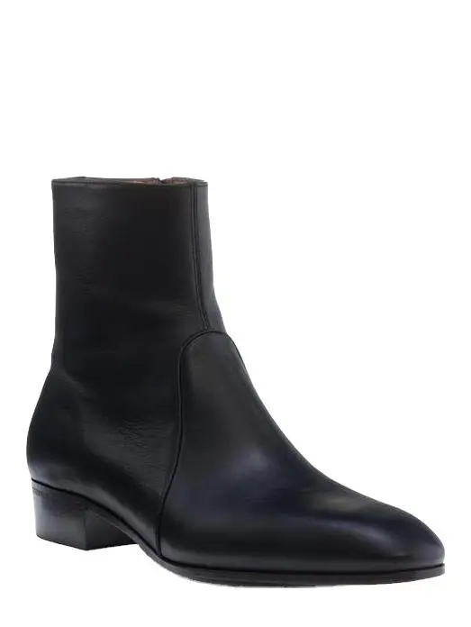 Valentino Garavani Pat Ankle Boot - Black