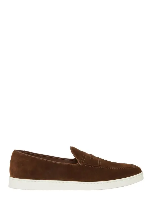 Church's Peebles Suede Penny Loafers - Burnt