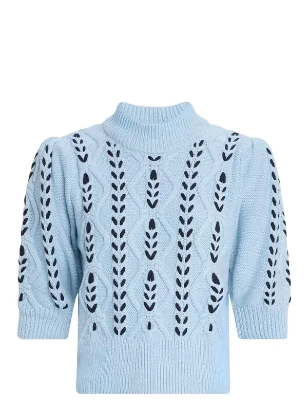 Rails Addy Cable-knit Sweater - Blue
