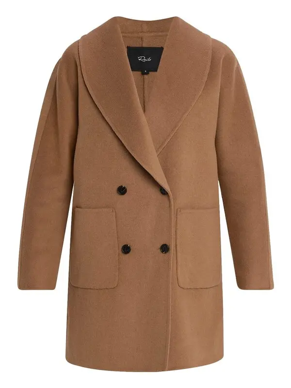 Rails Nily Wool-blend Top Coat - Camel