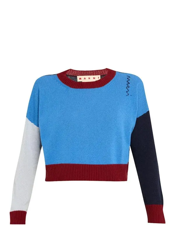 Marni Cashmere Crewneck Sweater - Blue