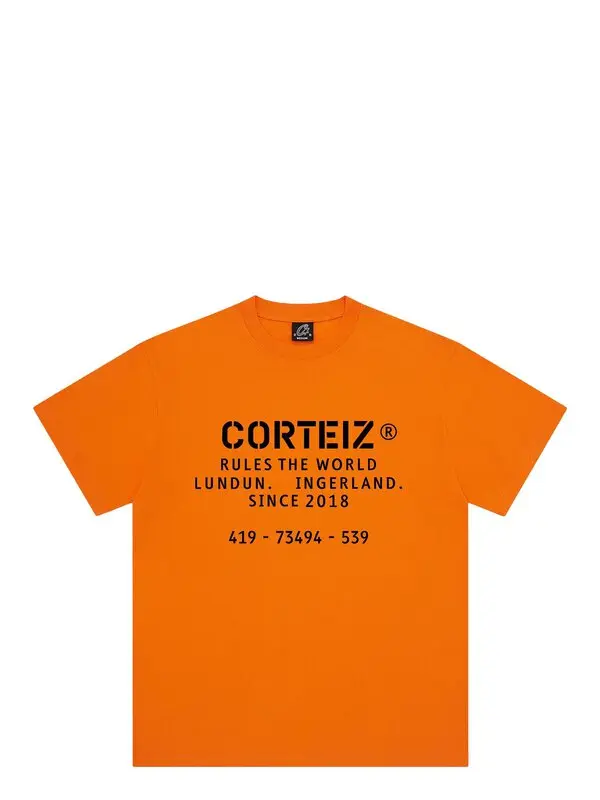 CORTEIZ Og Stencil Tee - Orange