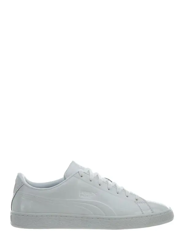 PUMA Basket Classic Patent Emboss Sneakers - White