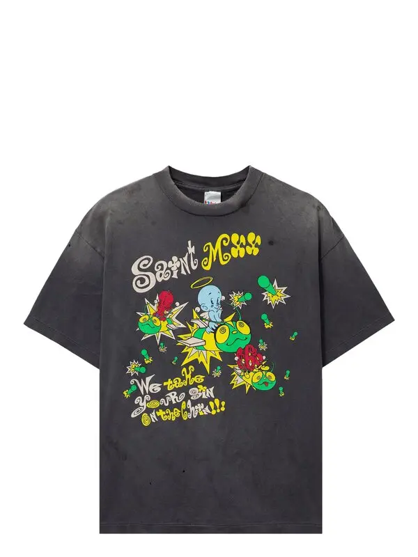 SAINT MXXXXXX Saint Mx6 Tee - Black