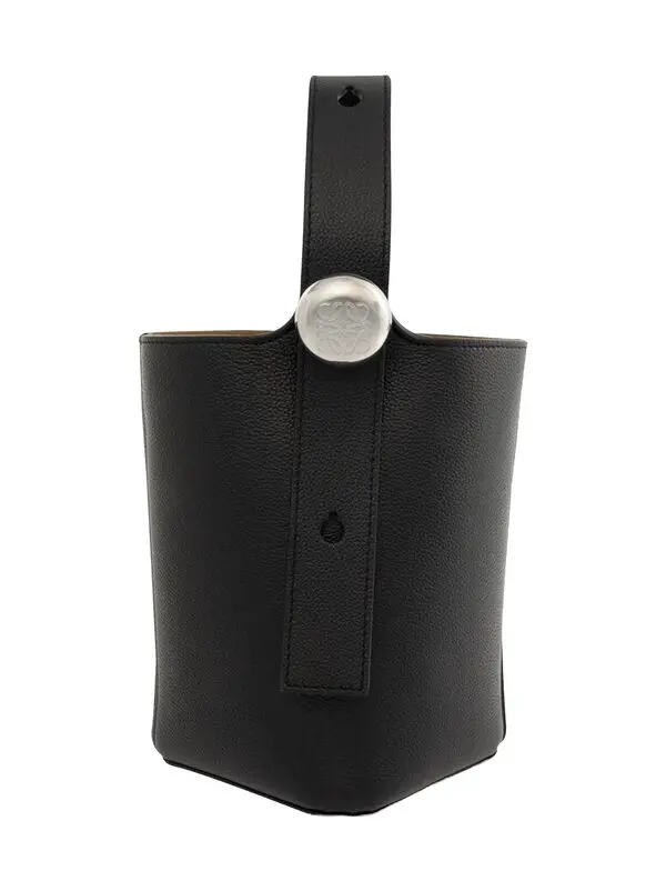 Loewe Mini Pebble Bucket Bag - Black