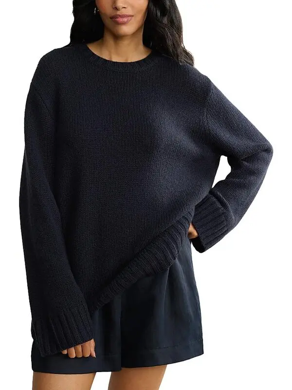 Jenni Kayne Amelia Cashmere Sweater - Navy