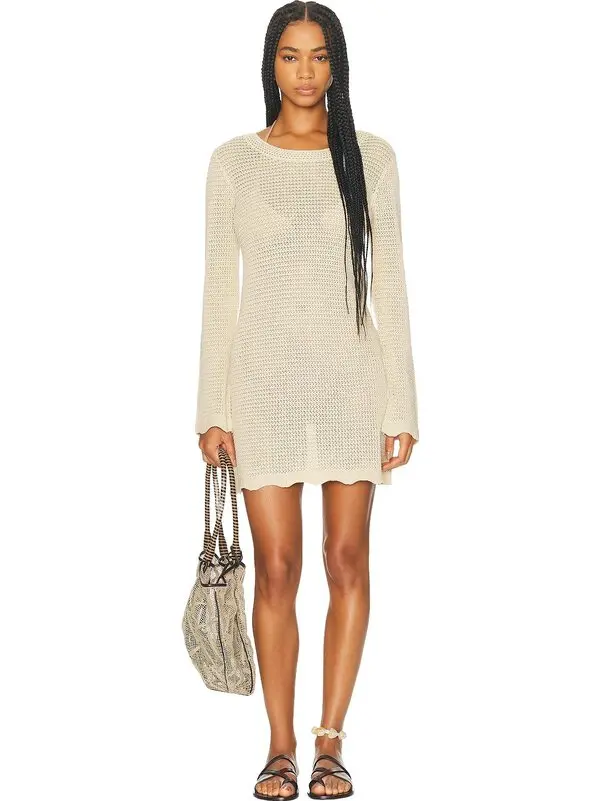 Posse Lennon Mini Dress - Beige