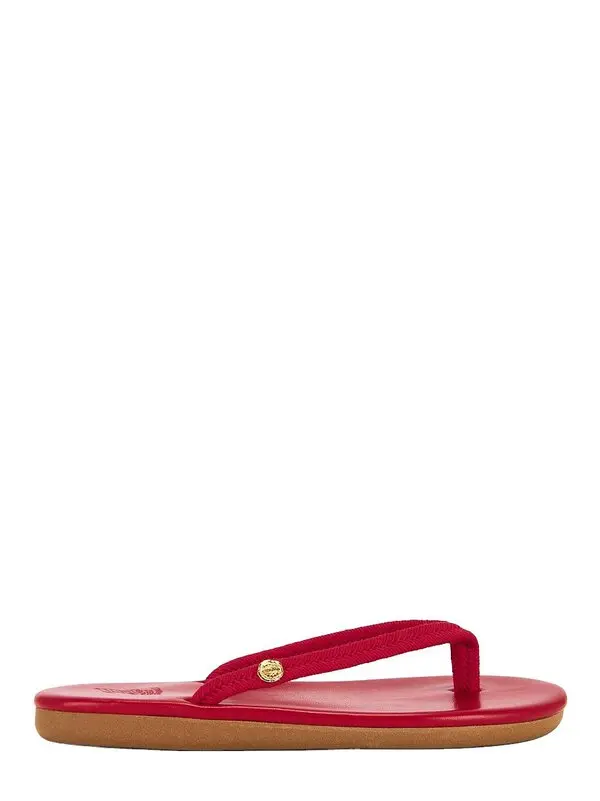 ANCIENT GREEK SANDALS Saionara Rope Sandal - Red