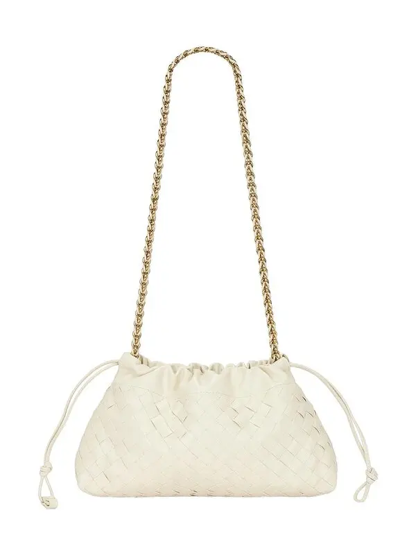 Bottega Veneta Soiree Dustbag - Sea Salt & Muse Brass
