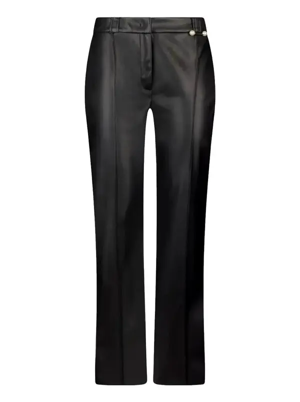Liu Jo Faux Leather Trousers - Black