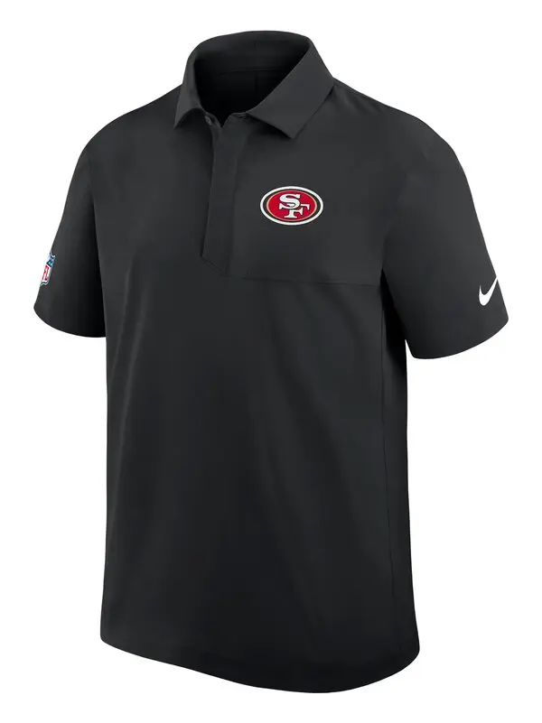 Nike San Francisco 49ers City Pride Sideline Dri-fit Nfl Polo - Black