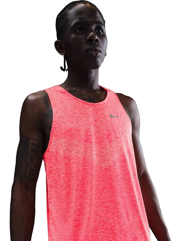 Nike Stride Dri-fit Adv Running Tank Top - Red