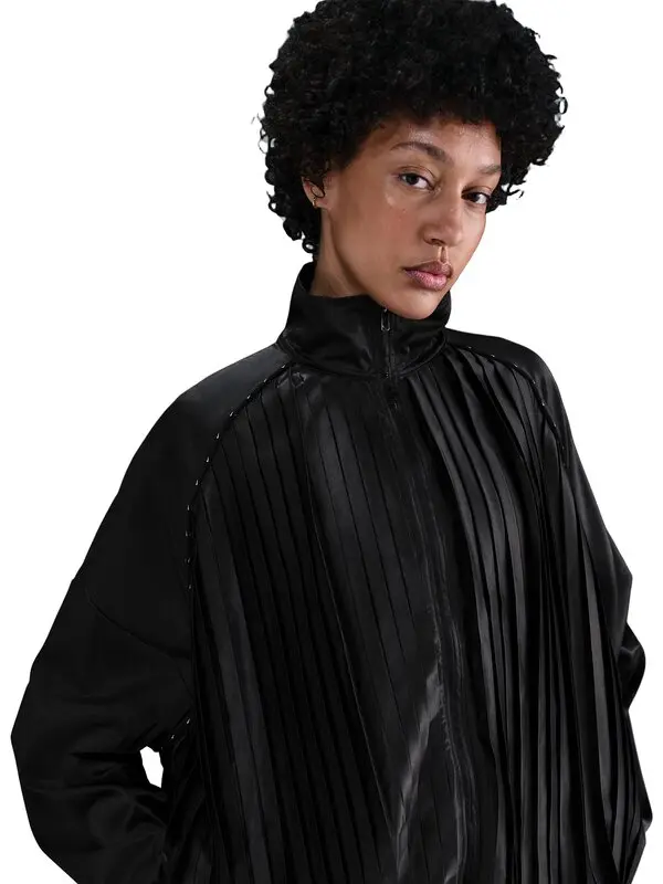 Nike Sportswear Collection Pleated Track Jacket - Black