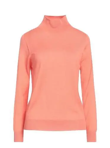 Peserico Turtleneck Virgin Wool Top - Salmon Pink