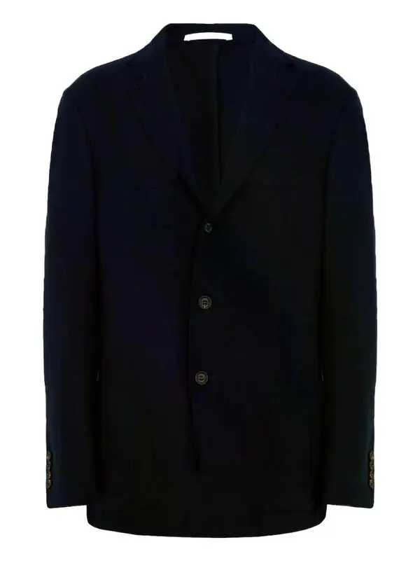 Eleventy Single-breasted Blazer - Blue