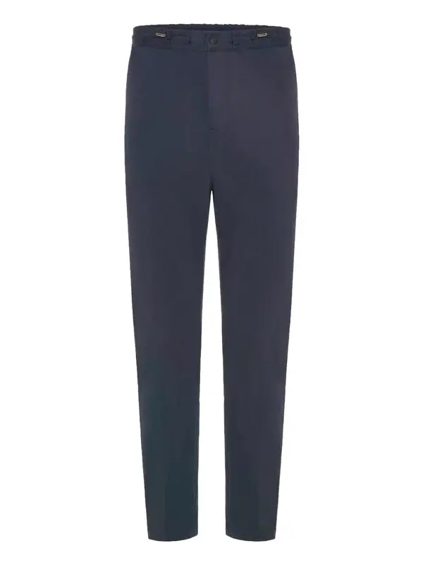 PT TORINO Drawstring-waist Trousers - Blue