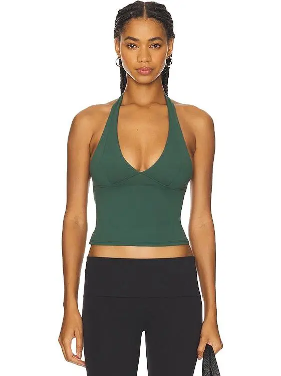 Free People Intimately Fp Still Here Halter - Pineneedle