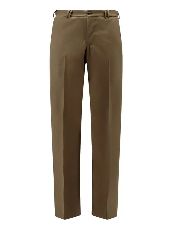 PT TORINO Michael Reworked Virgin Wool Trousers - Green
