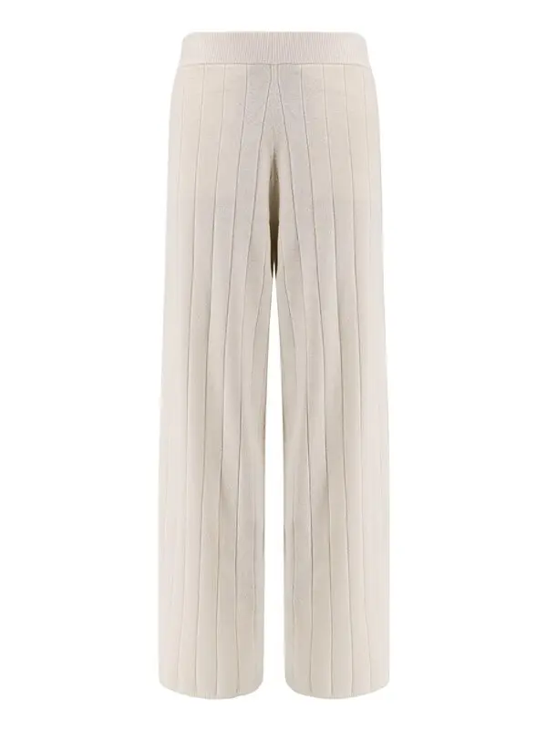 Max Mara Jardin Cashmere Trousers - White
