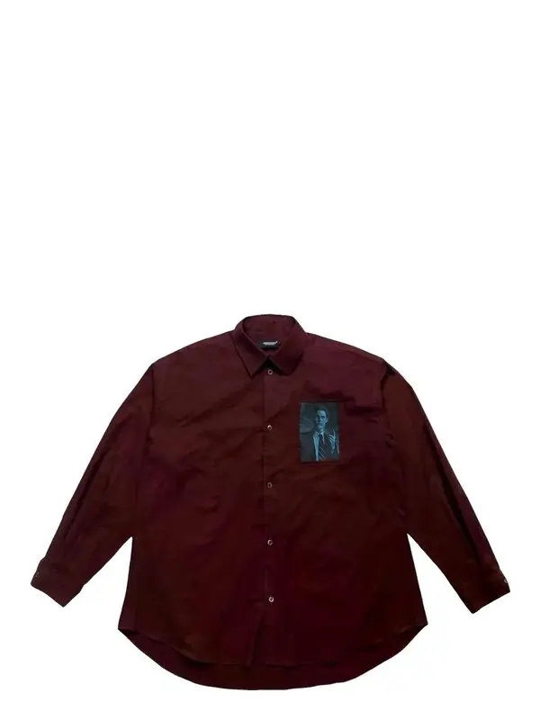 Undercover X Twin Peaks Graphic-appliqué Shirt - Red