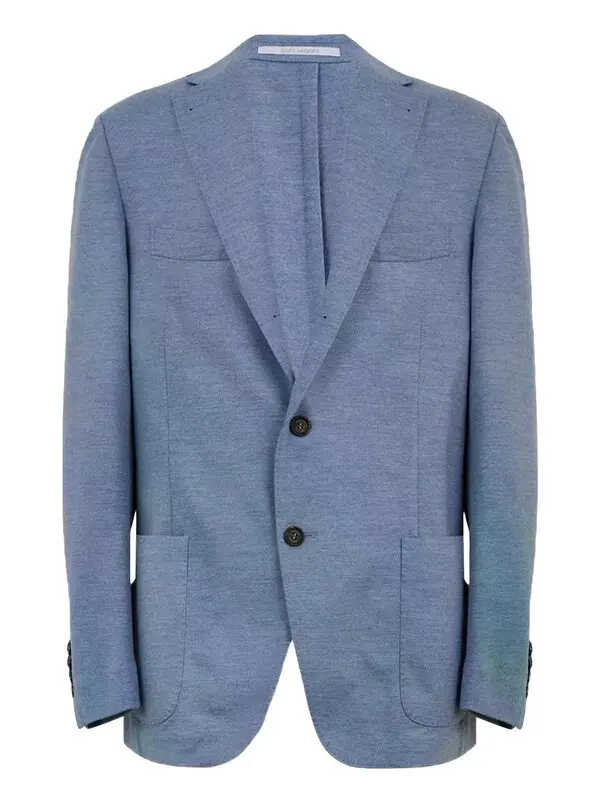 Eleventy Single-breasted Blazer - Blue