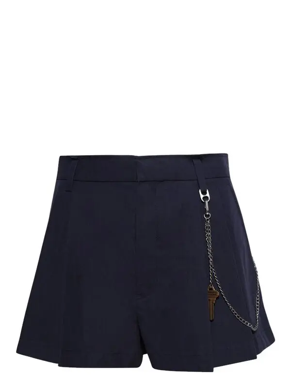 Alexander Wang High-rise Short With Detachable Chain - Blue