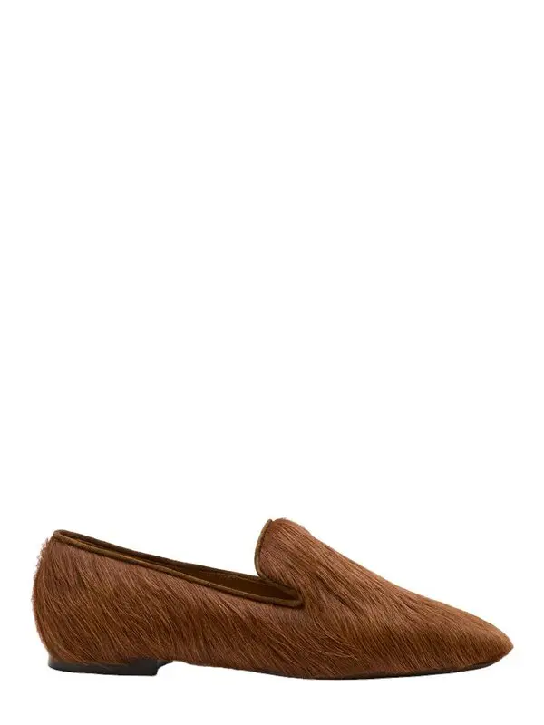 ATP ATELIER Dervio Pony Loafers - Cannella