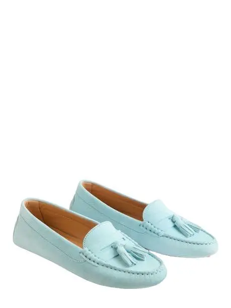 LK BENNETT Leslie Tassel Loafer - Blue