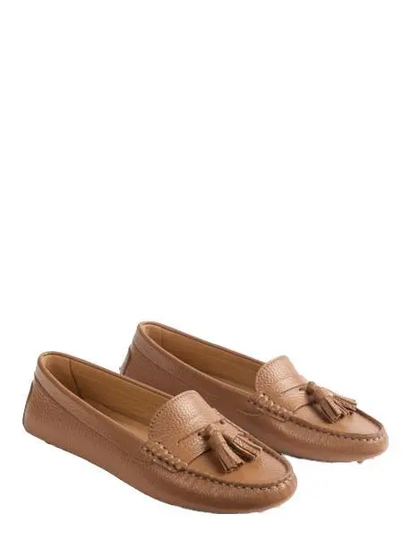 LK BENNETT Leslie Tassel Loafer - Tan