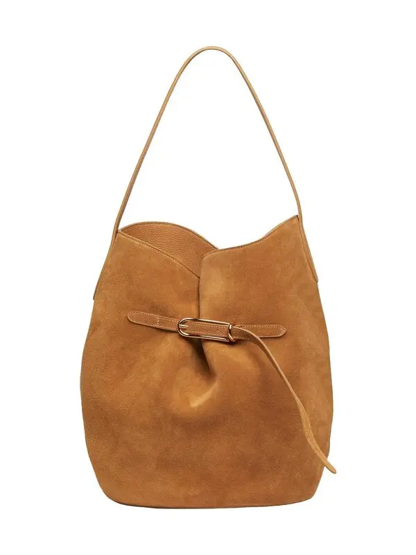 LIFFNER Large Belted Bucket Bag - Rhum