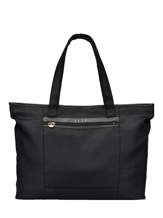 ELLE Rendezvous 38l Twill Weekender Duffel Bag - Black