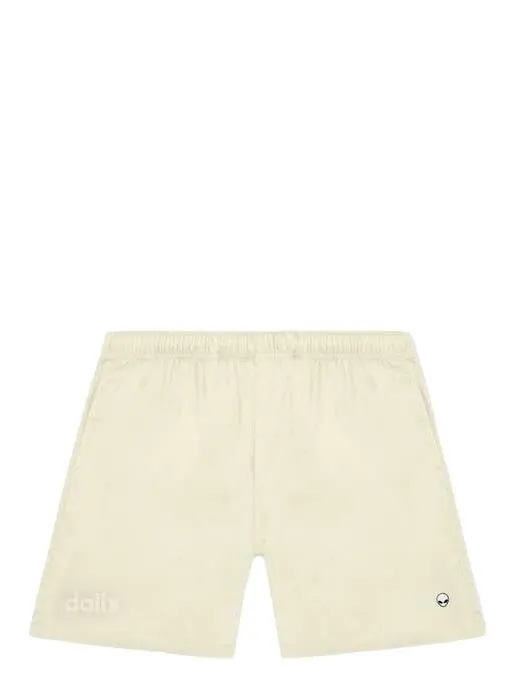 DALIX Alien Design Beach Shorts - Yellow