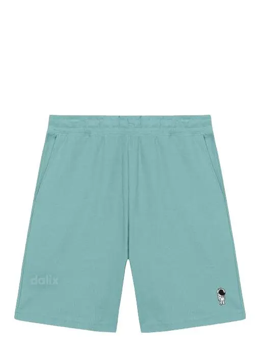 DALIX Astronaut Midweight Gym Short - Arctic Blue