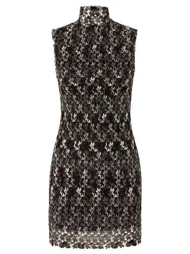 Missoni High-neck Sleeveless Mini Dress - Multicoloured