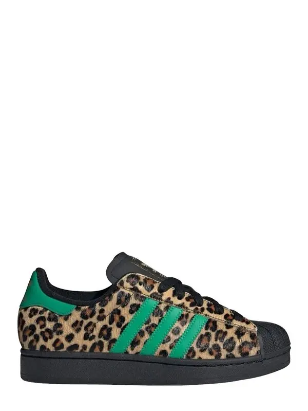 Adidas Superstar Sneakers - Core Black/court Green/gold Metallic