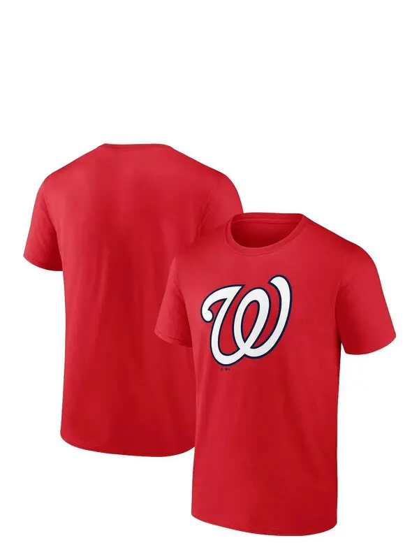 Profile Washington Nationals Big & Tall Primary Logo T-shirt - Red