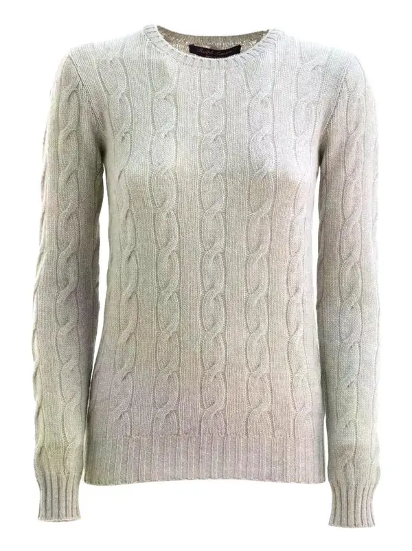Ralph Lauren Cable-knit Long-sleeve Sweater - Neutrals