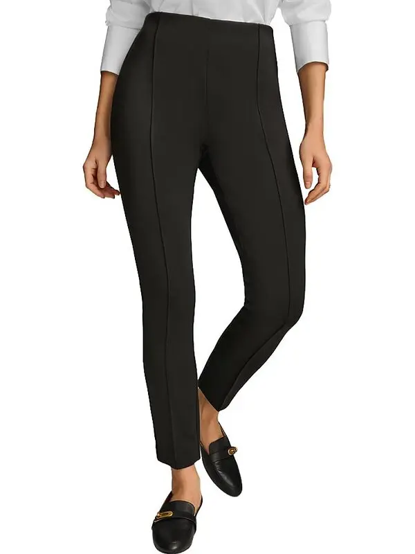 Donna Karan New York High-rise Skinny Ankle Pants - Black