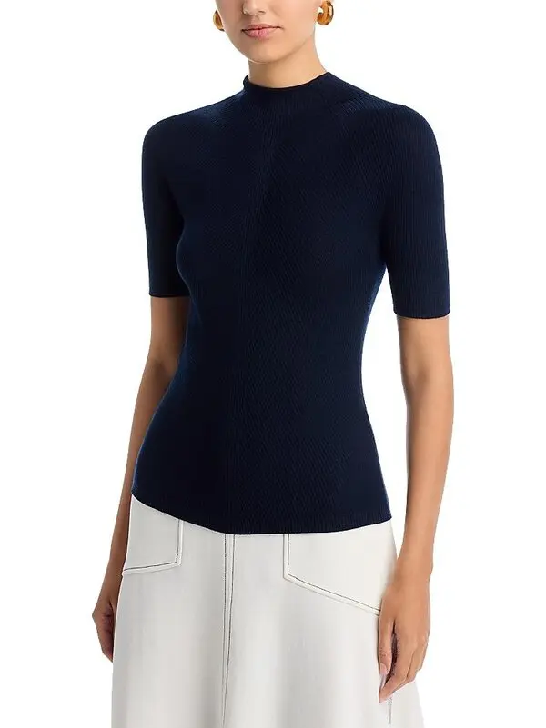 BOSS Faleri Turtleneck Sweater - Dark Blue