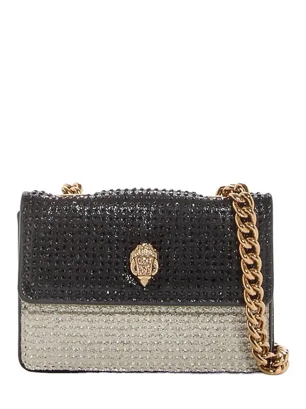 Kurt Geiger Micro Kensington Crossbody Bag - Charcoal