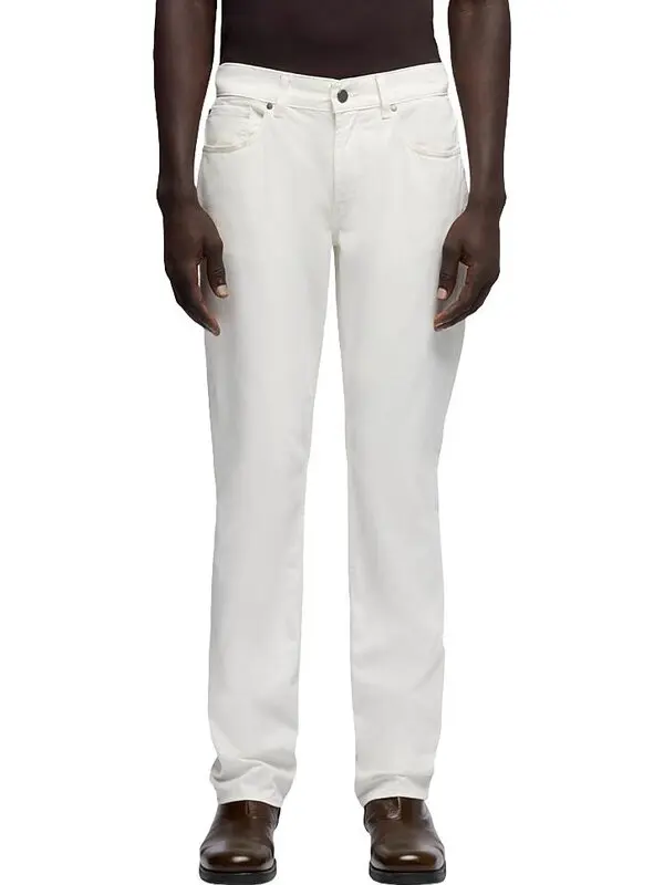 7 For All Mankind The Straight Fit Jeans - Chalk