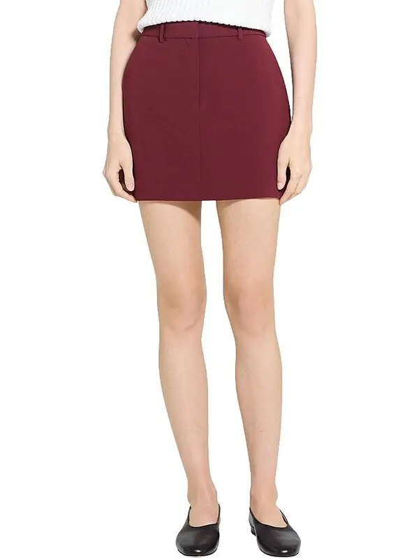 Theory Trouser Miniskirt - Grenache