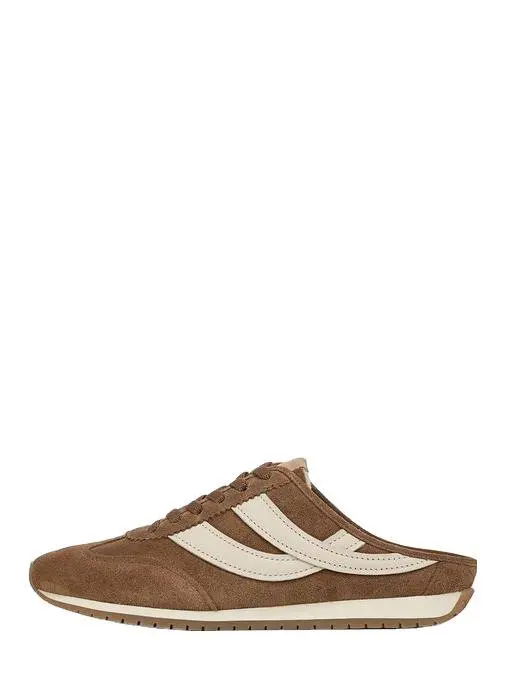 Vince Oasis Suede & Leather Runner Mule - Stripe