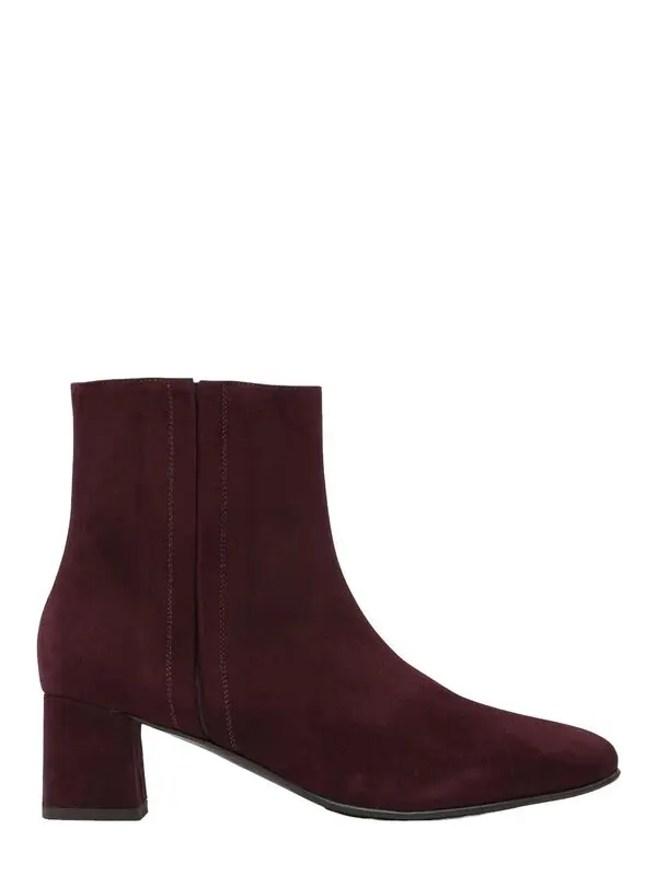 MARETTO Zipped Ankle Boots - Red