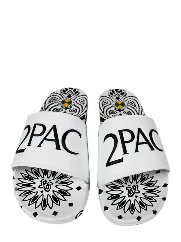 CROSS COLOURS 2pac Paisley Slides - White