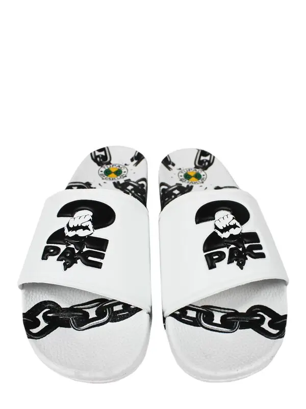 CROSS COLOURS 2pac Chain Slides - White