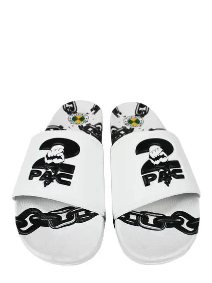 CROSS COLOURS 2pac Chain Slides - White