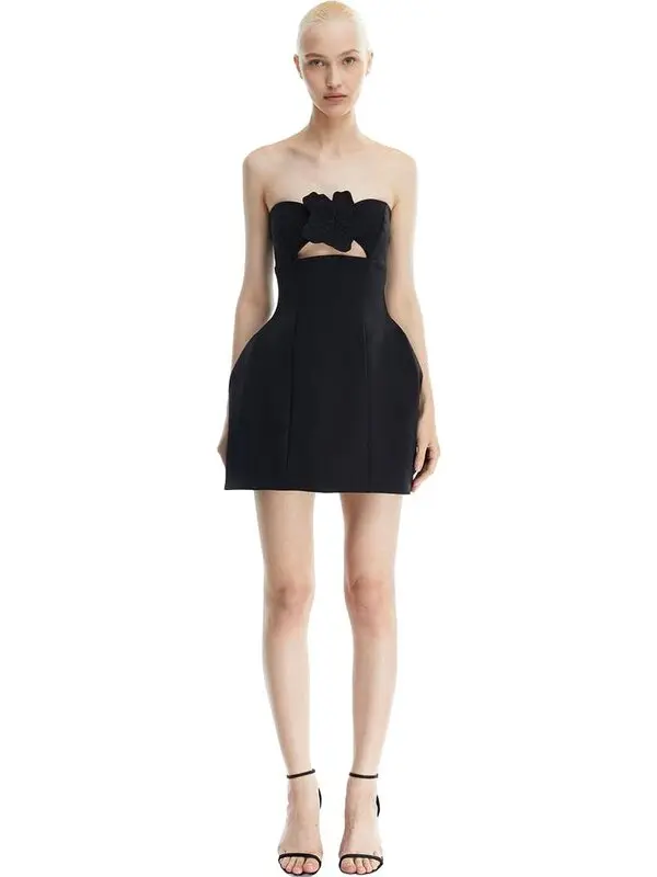 MOTHER OF ALL Fiona Mini Dress - Black
